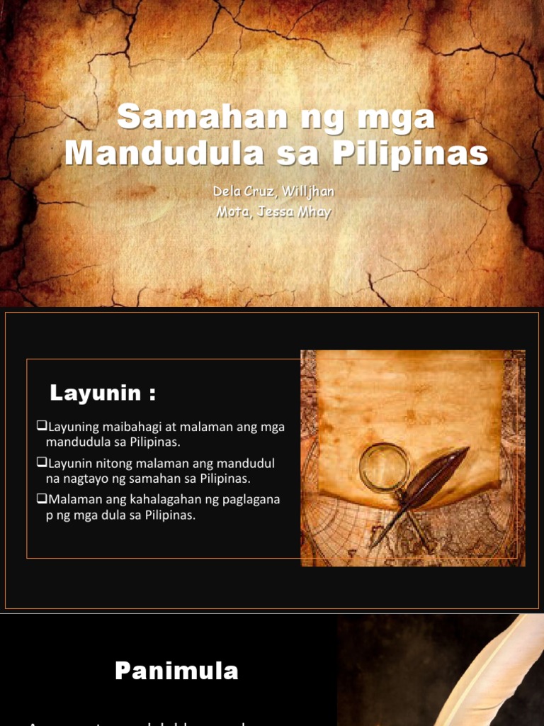 Samahan NG Mga Mandudula Sa Pilipinas | PDF