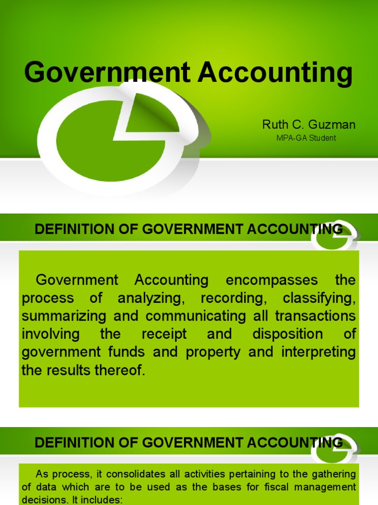 Government Accounting Report | PDF | Depreciation | Debits And Credits