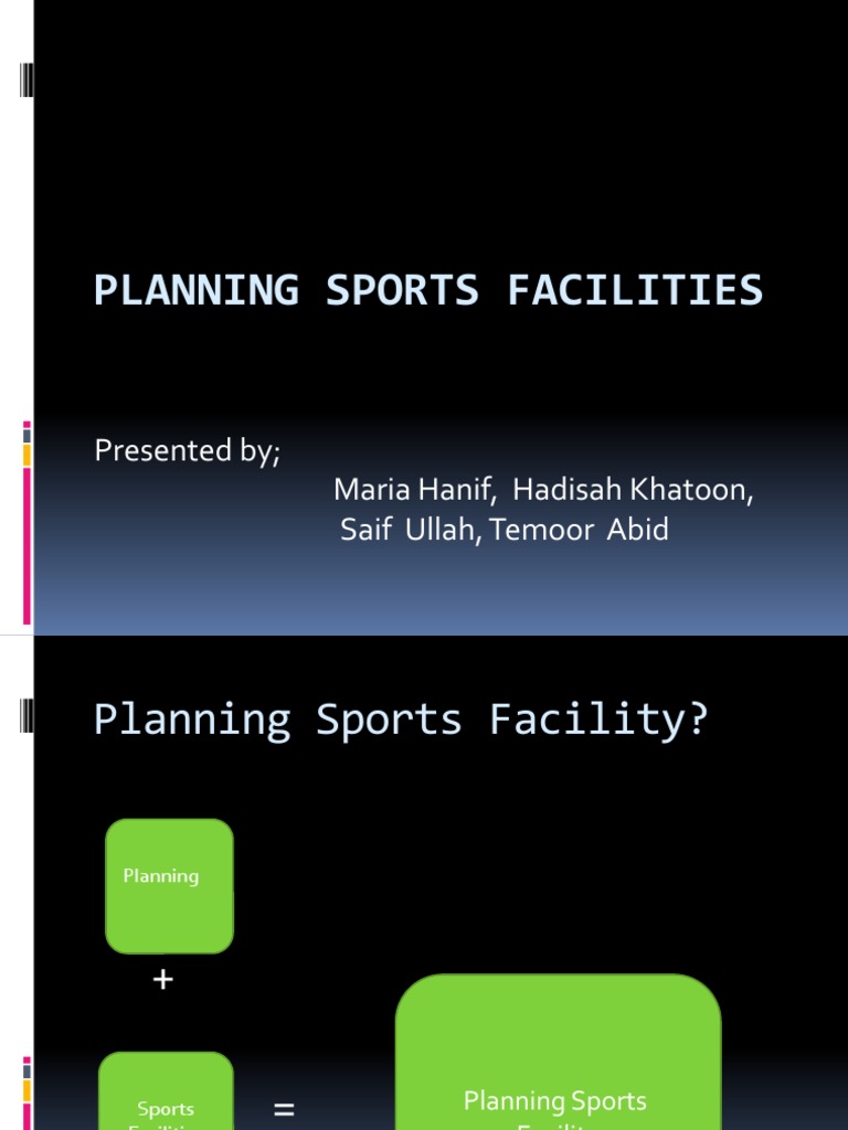Sports Facility Planning Guide | PDF | Stadium | Baseball Park