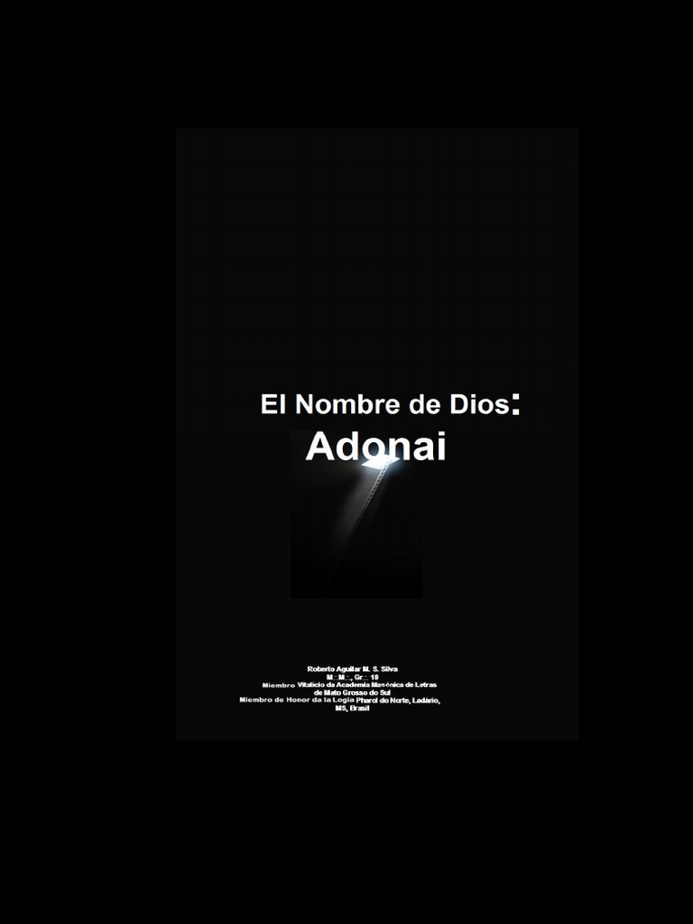 Significado de Adonai y el Tetragrámaton | PDF | Septuaginta ...