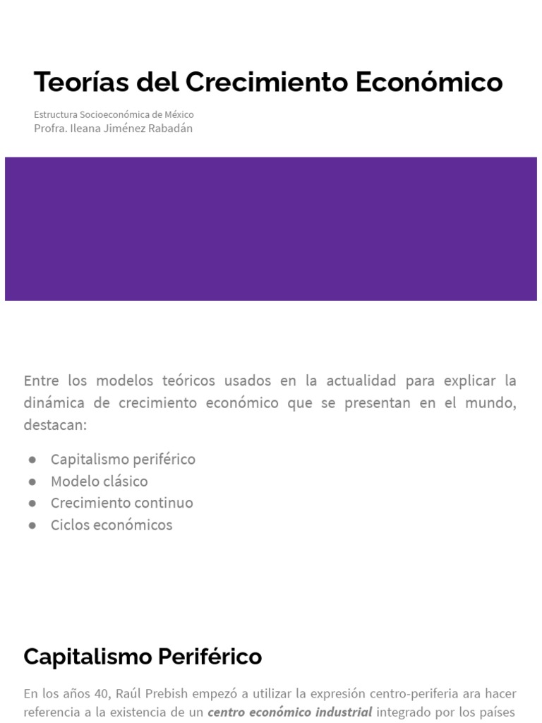 Teorías Del Crecimiento Económico | Descargar gratis PDF | Ciclo comercial | Capitalismo