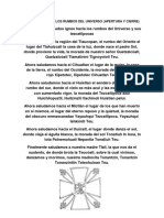 Saludo a los Cuatro Rumbos Mexicas | PDF | azteca | Politeísmo