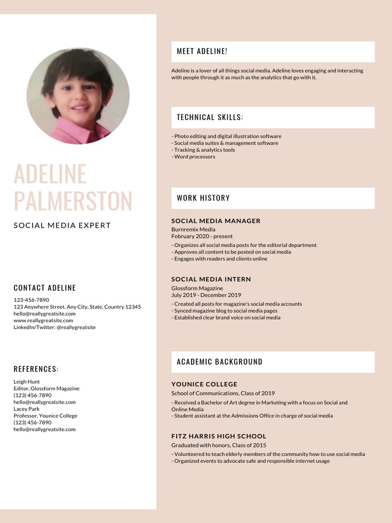 Adeline Palmerston: An Experienced Social Media Manager Passionate ...