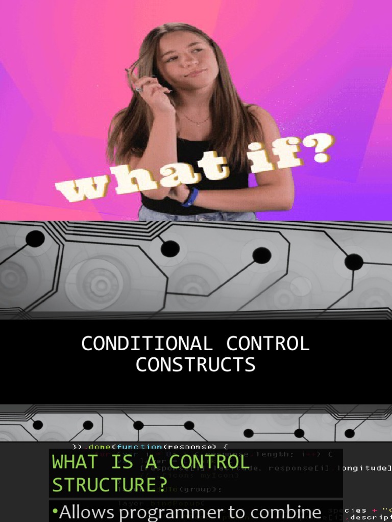Conditional Control Structure Pdf Boolean Data Type Computer Science 7088