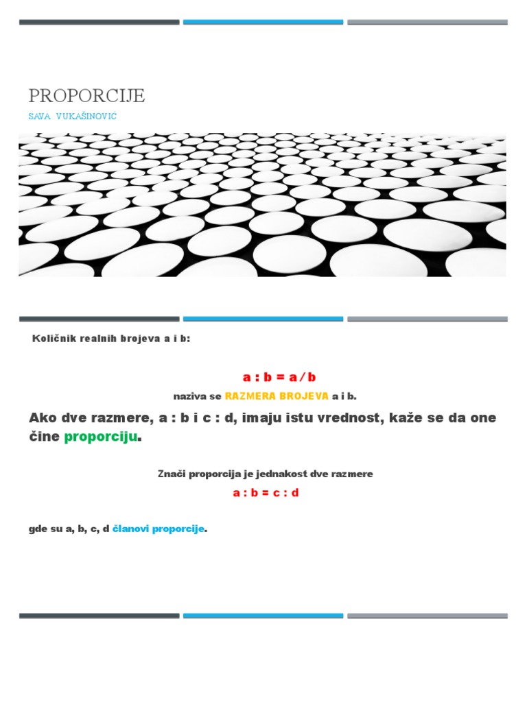 PROPORCIJE | PDF