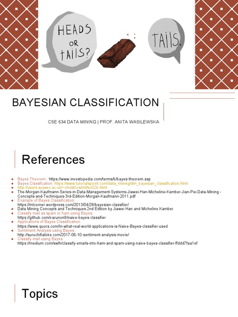 Bayesian Classification: Cse 634 Data Mining - Prof. Anita Wasilewska | PDF | Bayesian Network ...