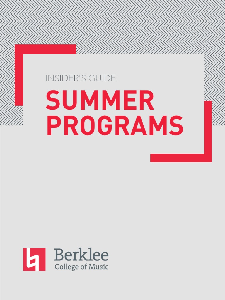 Summer Programs Guide | PDF | Performing Arts | Entertainment (General)