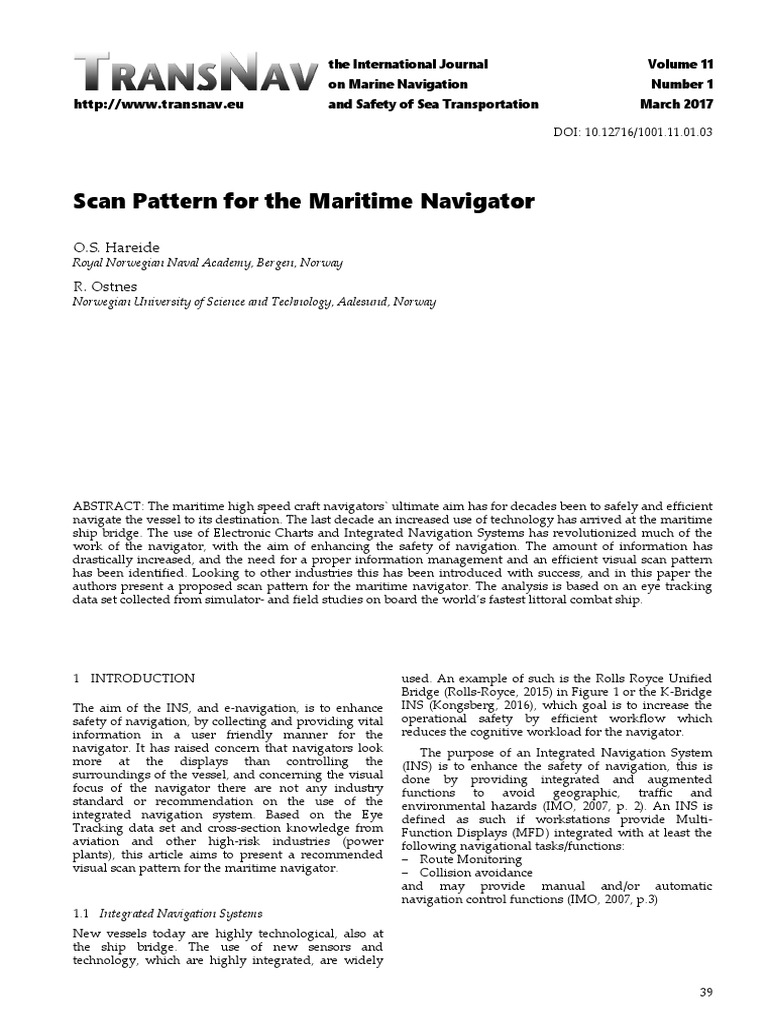 Maritime Navigator Scan Patterns | PDF | Instrument Flight Rules ...
