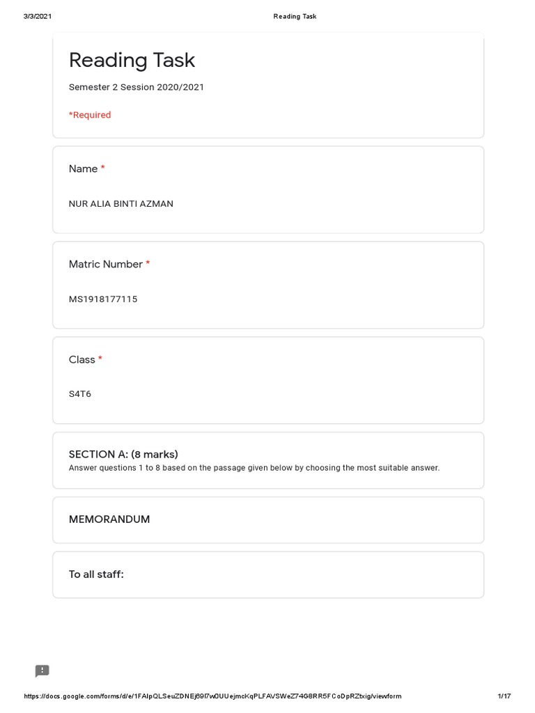 Reading Task | PDF | P. T. Barnum | Bus