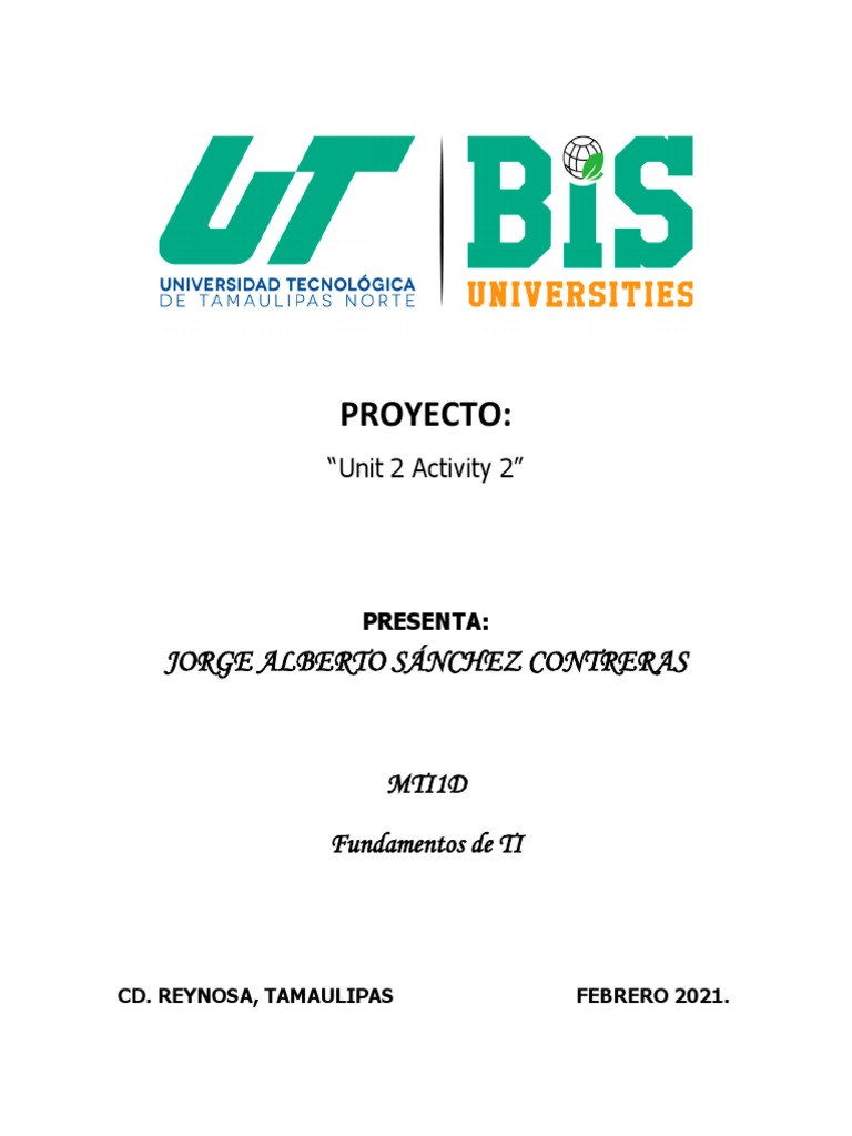 Unit 2 Activity 2 | PDF | Computer Hardware | Input/Output