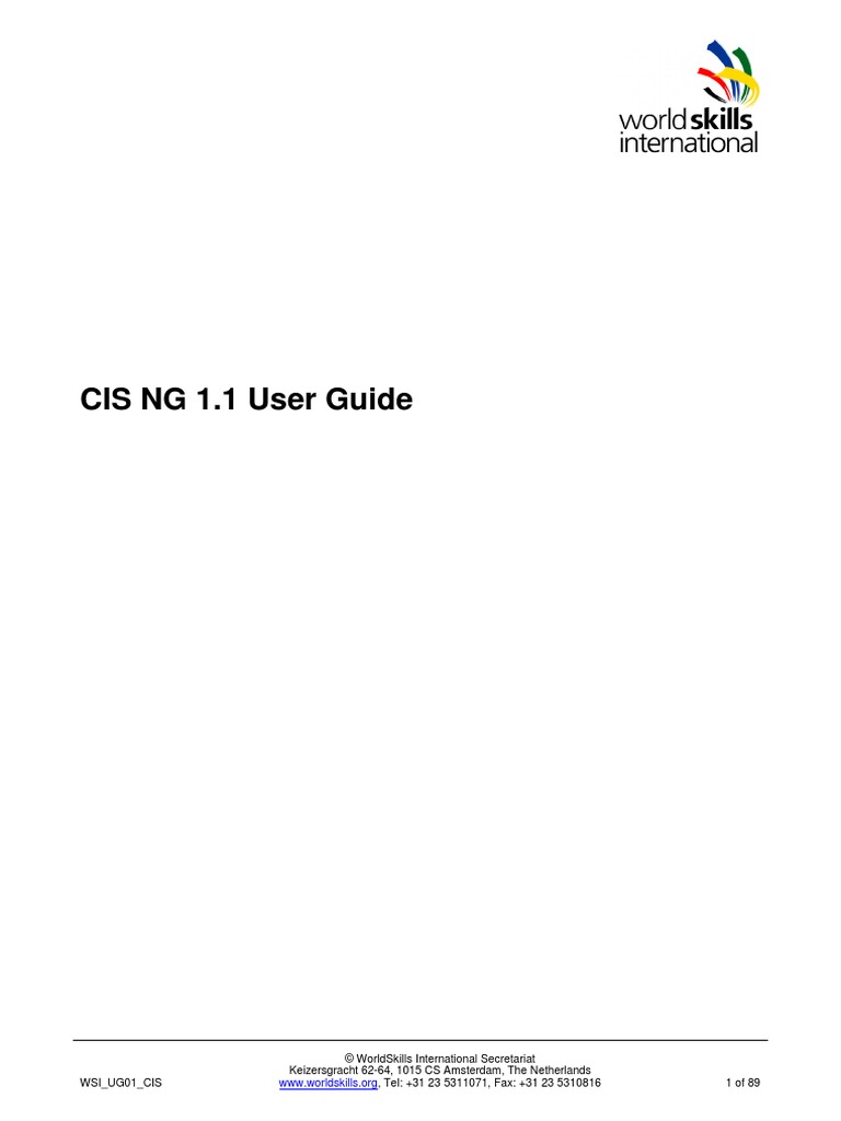 WSI User Guide CIS 1.1 (WS Competition) | PDF | Installation (Computer Programs) | Port ...