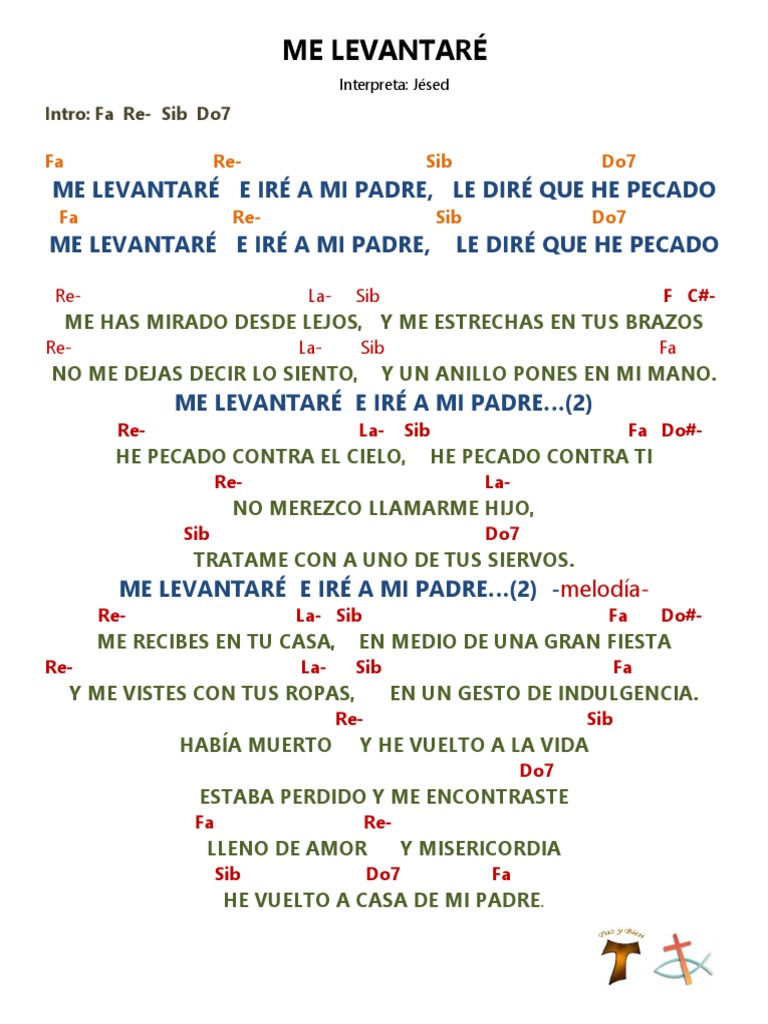 Introducir 38 Images Letra Y Acordes De Me Levantare E Ire Ami Padre Viaterramx 