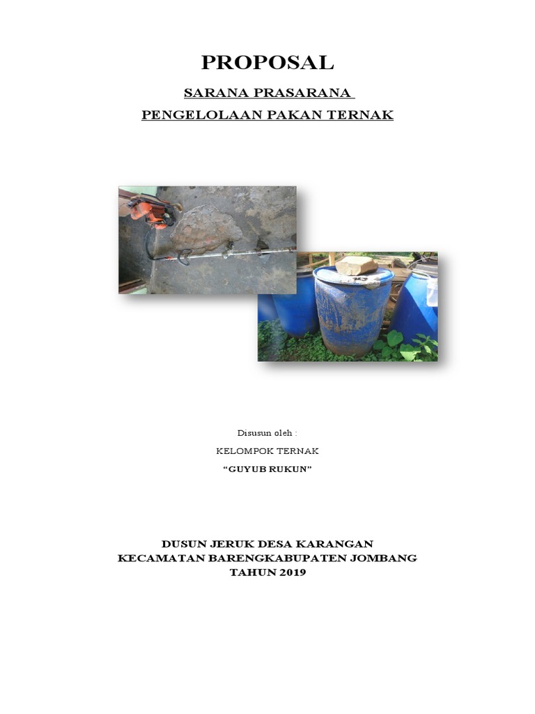 PROPOSAL Mesin Potong Rumput Guyub Rukun | PDF