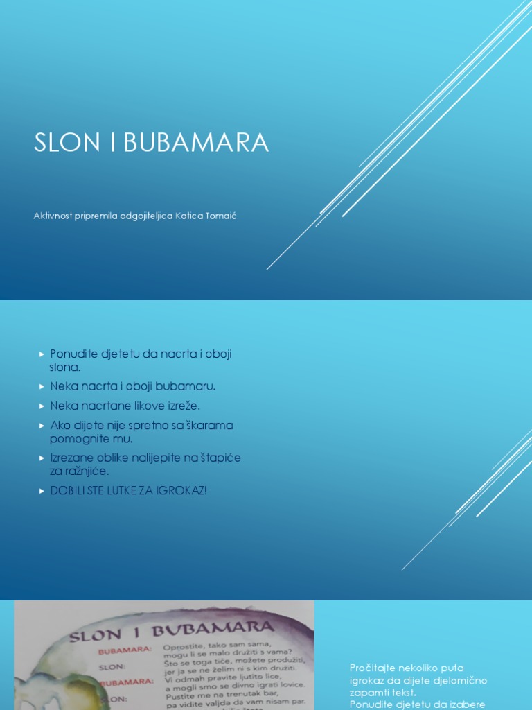 Igrokaz Slon I Bubamara | PDF