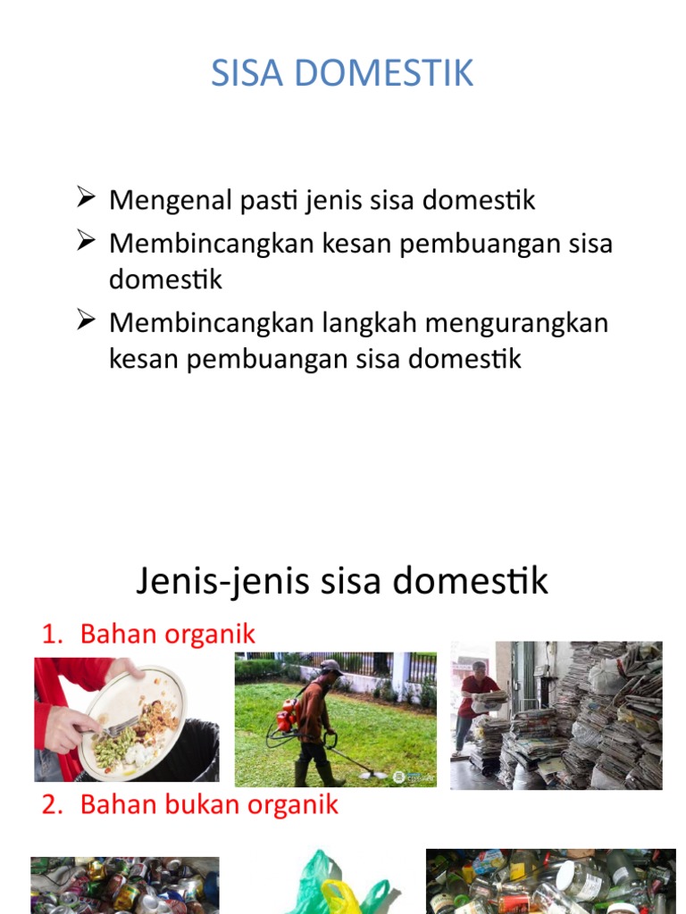 Sisa Domestik | PDF