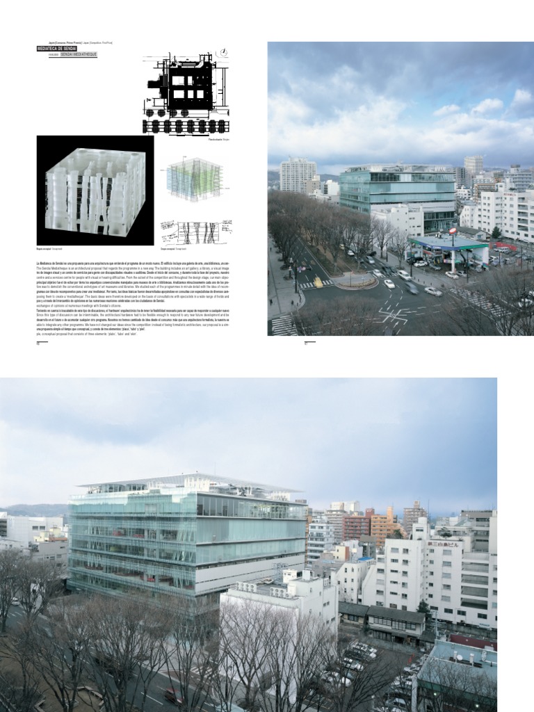 46 Mediateca de Sendai | PDF | Diseño arquitectonico | Arquitectura