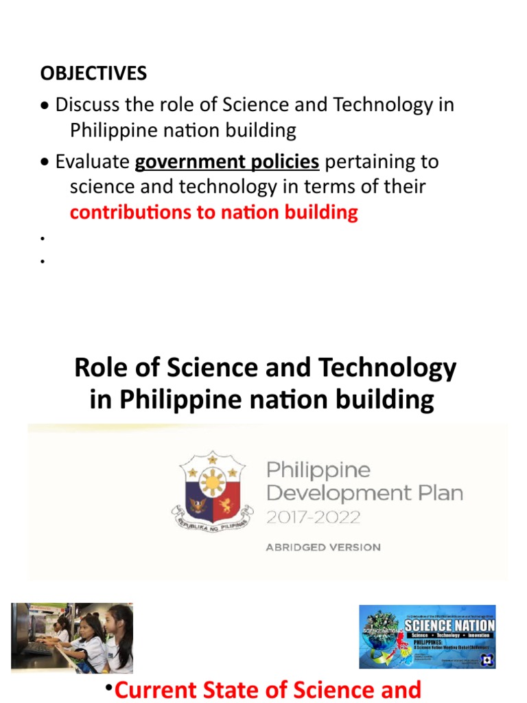 Role of Science and Technology in Philippine Nation | PDF | Social Science