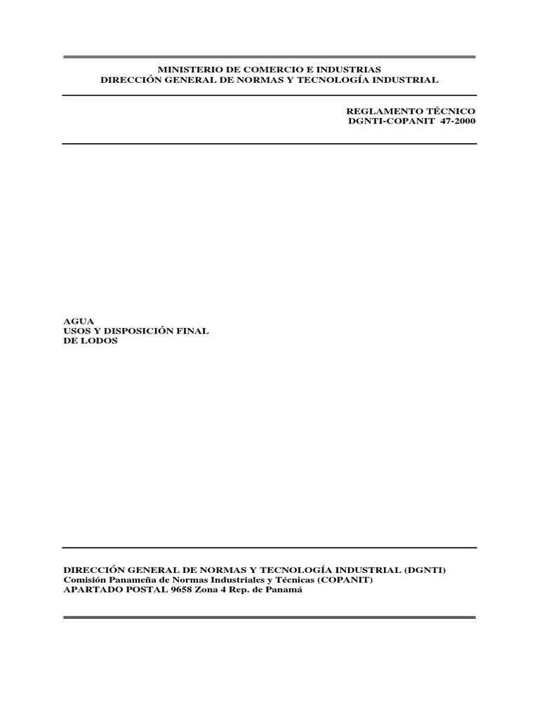 Dgnti-Copanit 47-2000 | PDF | Fertilizante | Digestión anaeróbica