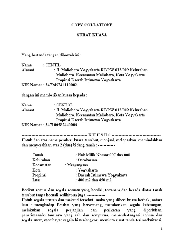 Contoh Copy Collatione | PDF