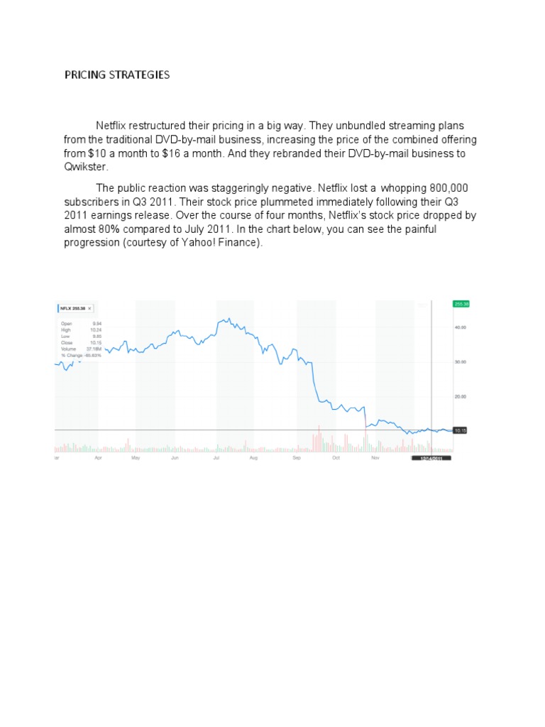 Pricing Strategies Netflix | PDF | Netflix | Pricing