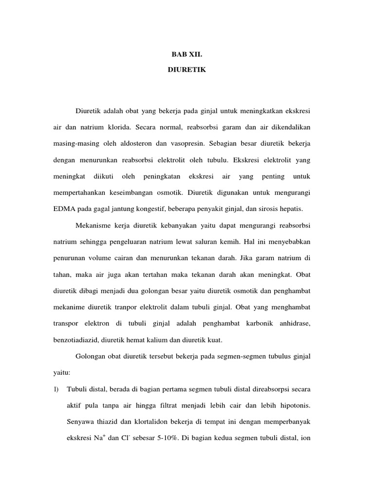 Bab Xii Farmakologi 1 | PDF