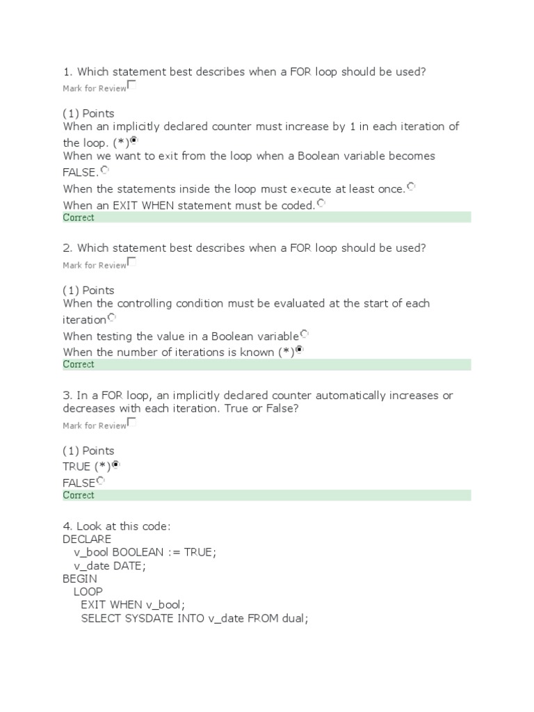 Quiz 4 | Download Free PDF | Control Flow | Boolean Data Type