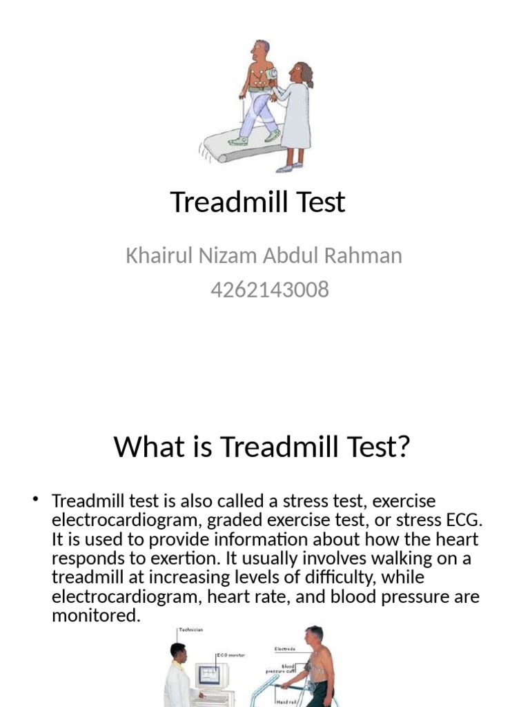 Treadmill Stress Test Guide | PDF | Heart Rate | Myocardial Infarction