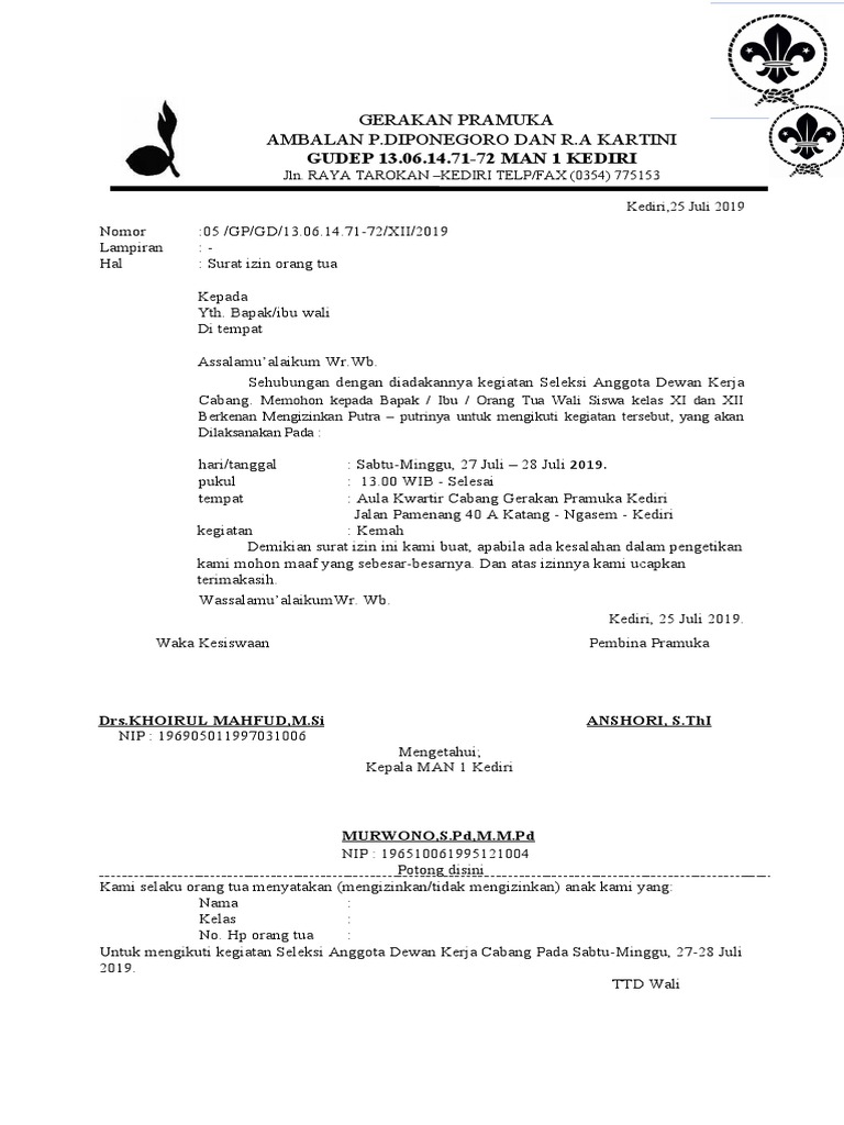 Surat Izin DKC | PDF