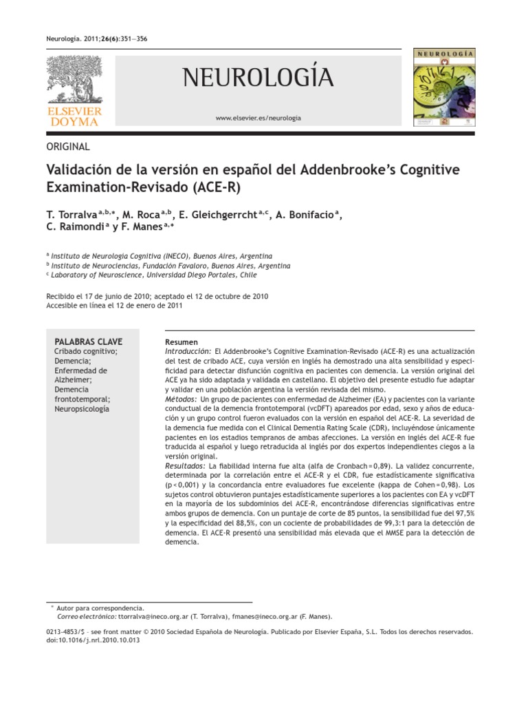 Ace R | PDF | Cognición | Ciencia cognitiva