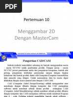 Modul Mastercam X5 | PDF | Komputer | Teknologi & Rekayasa