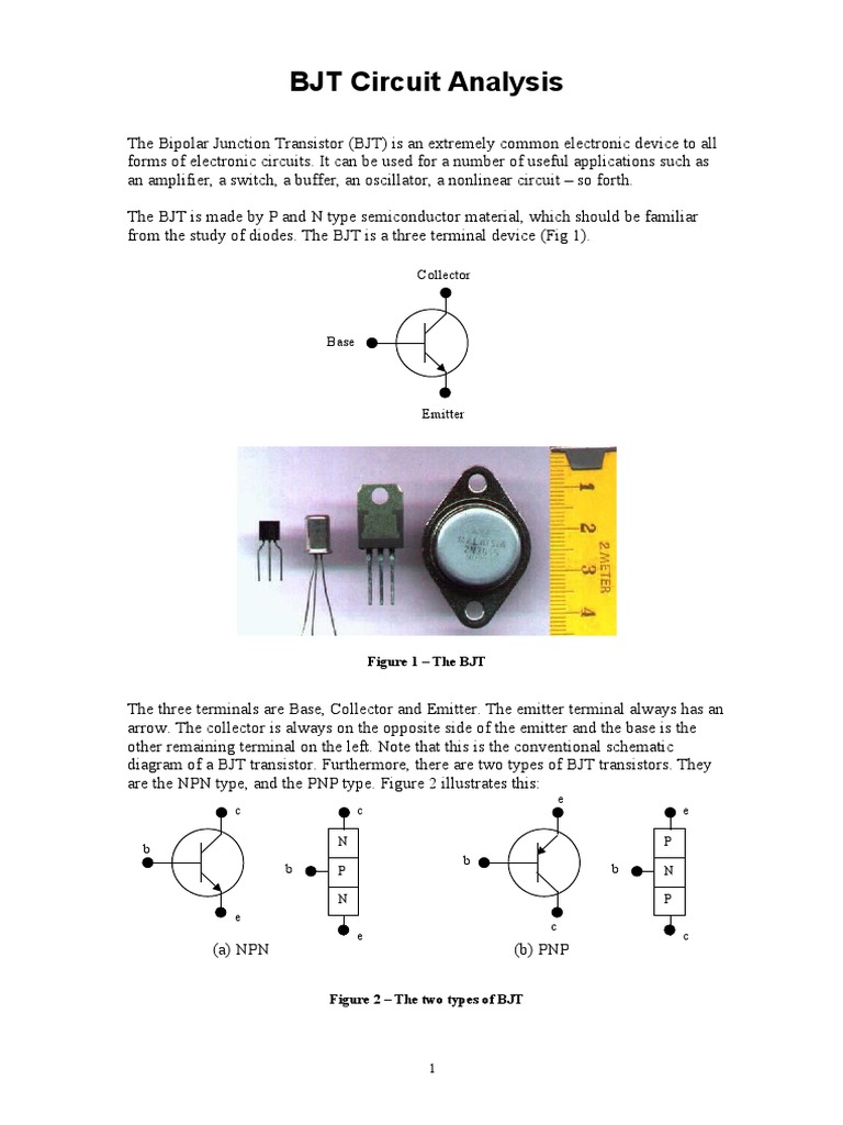 BJT Circuit Analysis: Collector | PDF | Bipolar Junction Transistor | Electronic Engineering