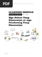 Self Learning Module - Sektor NG Paglilingkod | PDF