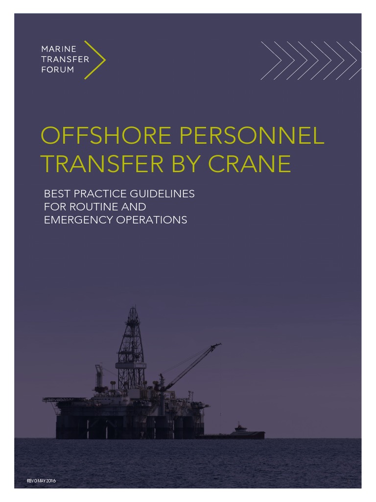 Offshore Personnel Transfer by Crane Guidelines - Rev 0 | PDF | Crane ...