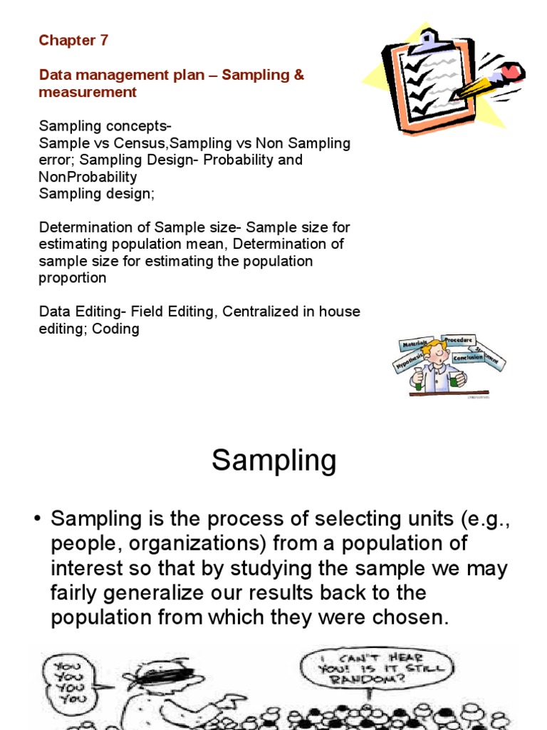 Chapter 7 BRM | PDF | Sampling (Statistics) | Survey Methodology