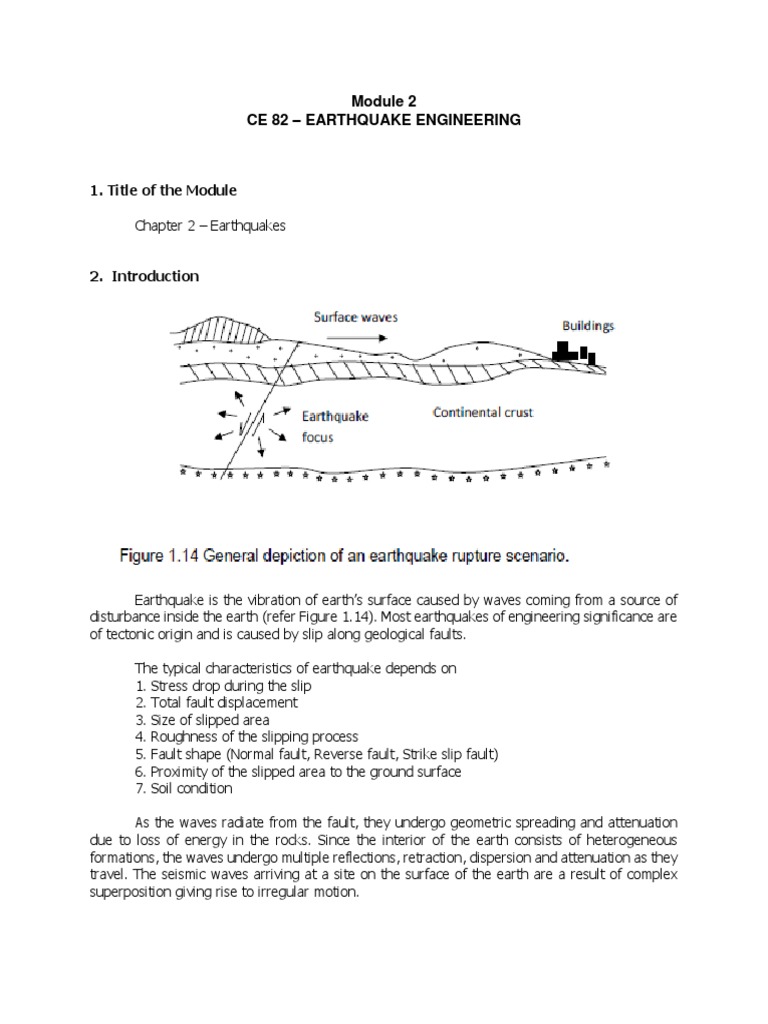 Earth Quake Design | PDF | Moment Magnitude Scale | Earthquakes