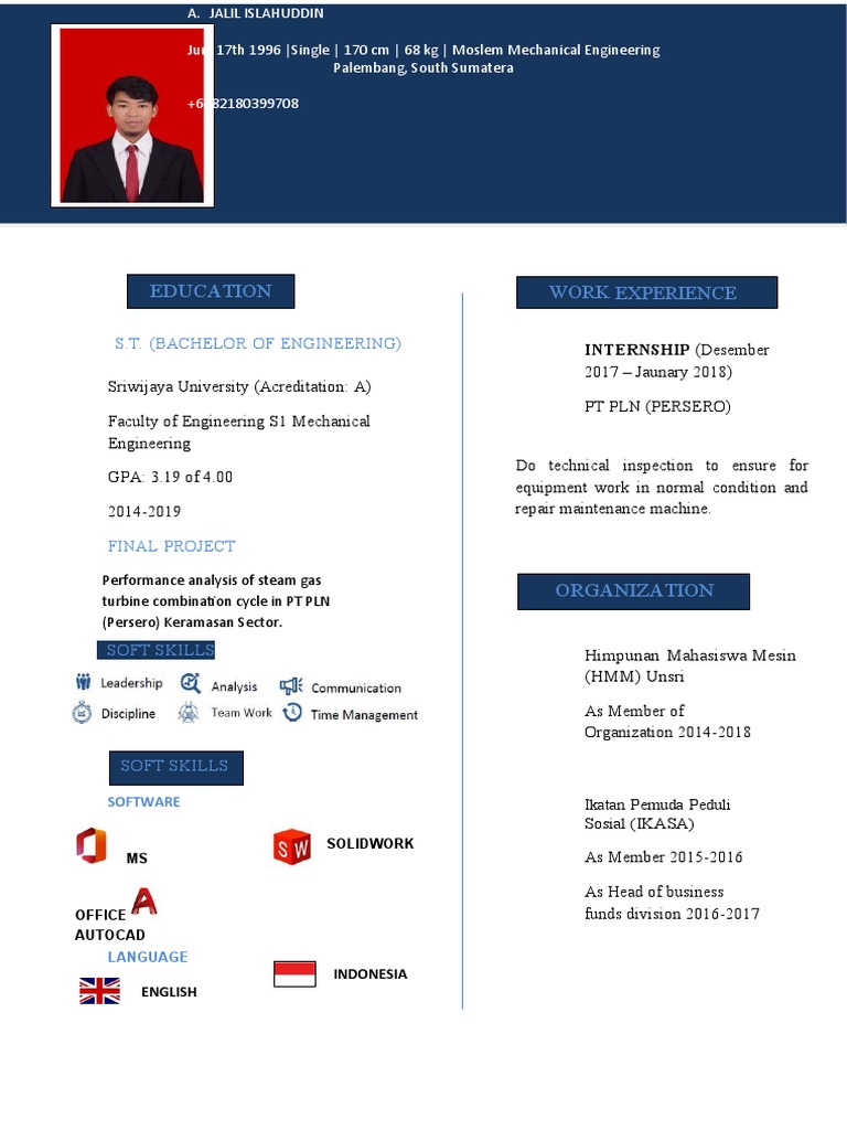 CV Abdul Jalil | PDF