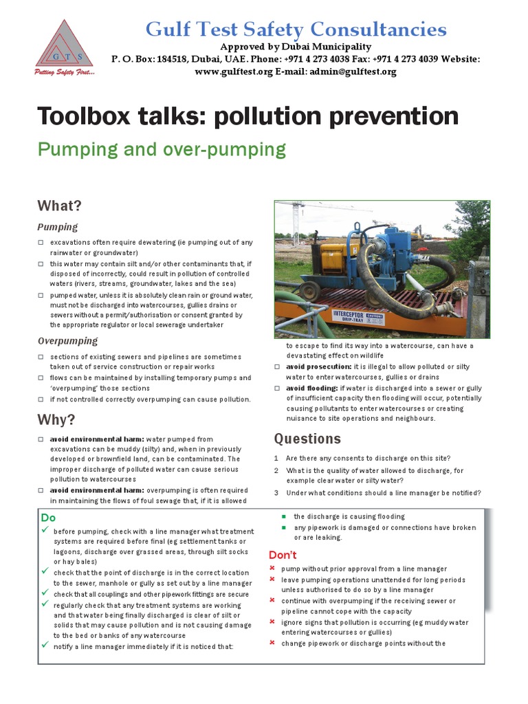 Pumping and Over-Pumping | PDF | Sanitary Sewer | Sewage