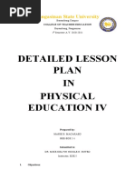 A Detailed Lesson Plan in Physical Education 5 | PDF | Physical Fitness ...