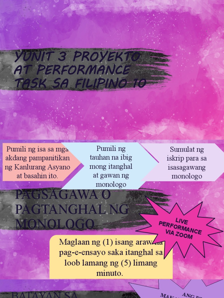 Yunit 3 Proyekto at PT Sa Fil10 | PDF