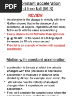 2.4 Uam Free-Fall Vertical-Motion | PDF | Acceleration | Mechanics
