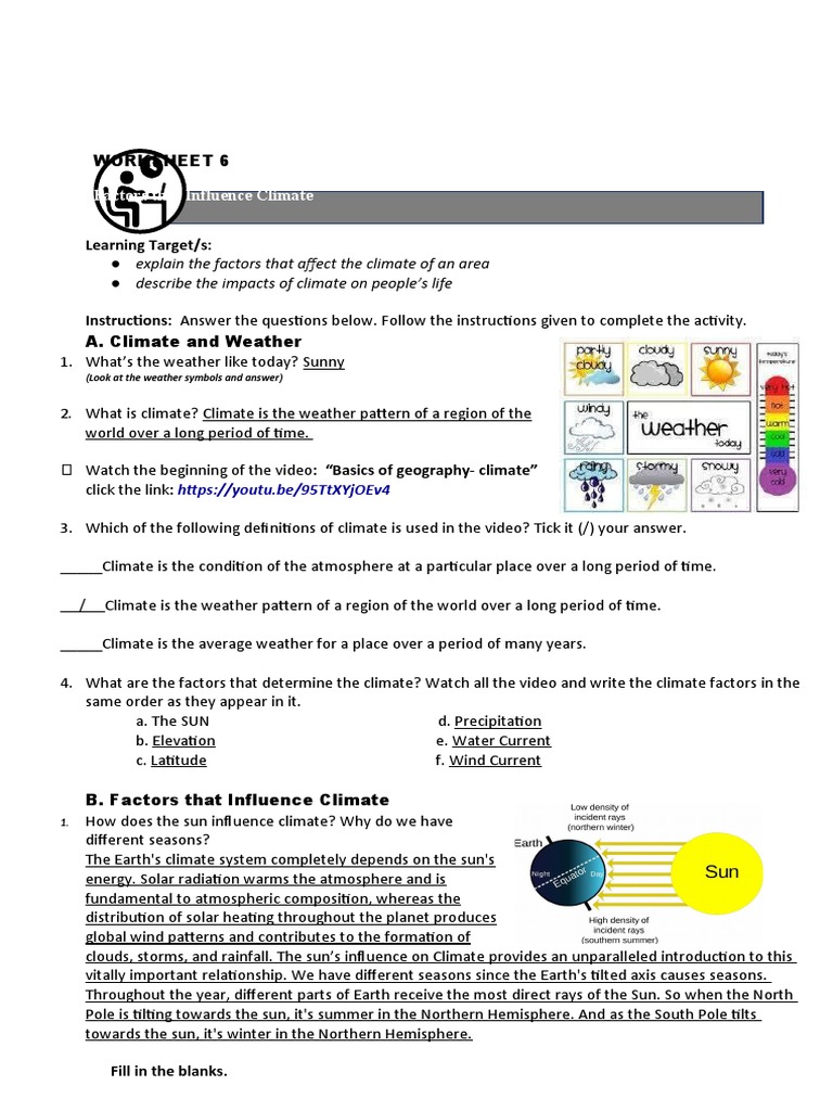Factors Influencing Climate Explained | PDF | Temperate Climate | Equator