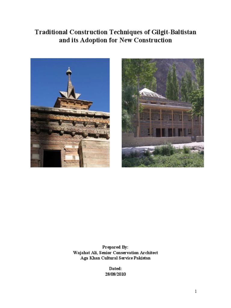 Traditional Architecture of Hunza and Baltistan | PDF | Building ...