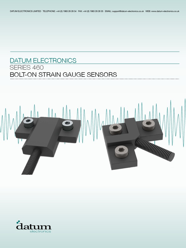 Datum Electronics: Series 460 Bolt-On Strain Gauge Sensors | PDF ...