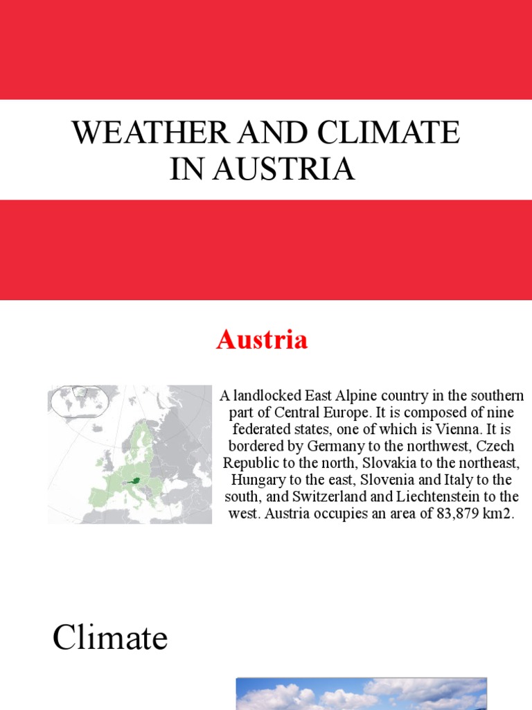 Weather and Climate in Austria | PDF | Climate | Physical Geography
