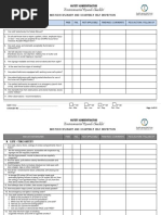 Safety Round Check List | PDF | Safety | Personal Protective Equipment