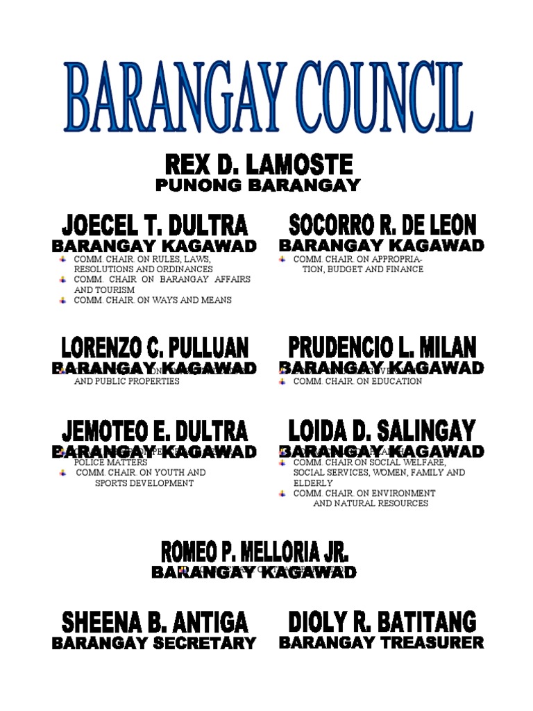 Barangay Organization | PDF | Social Science