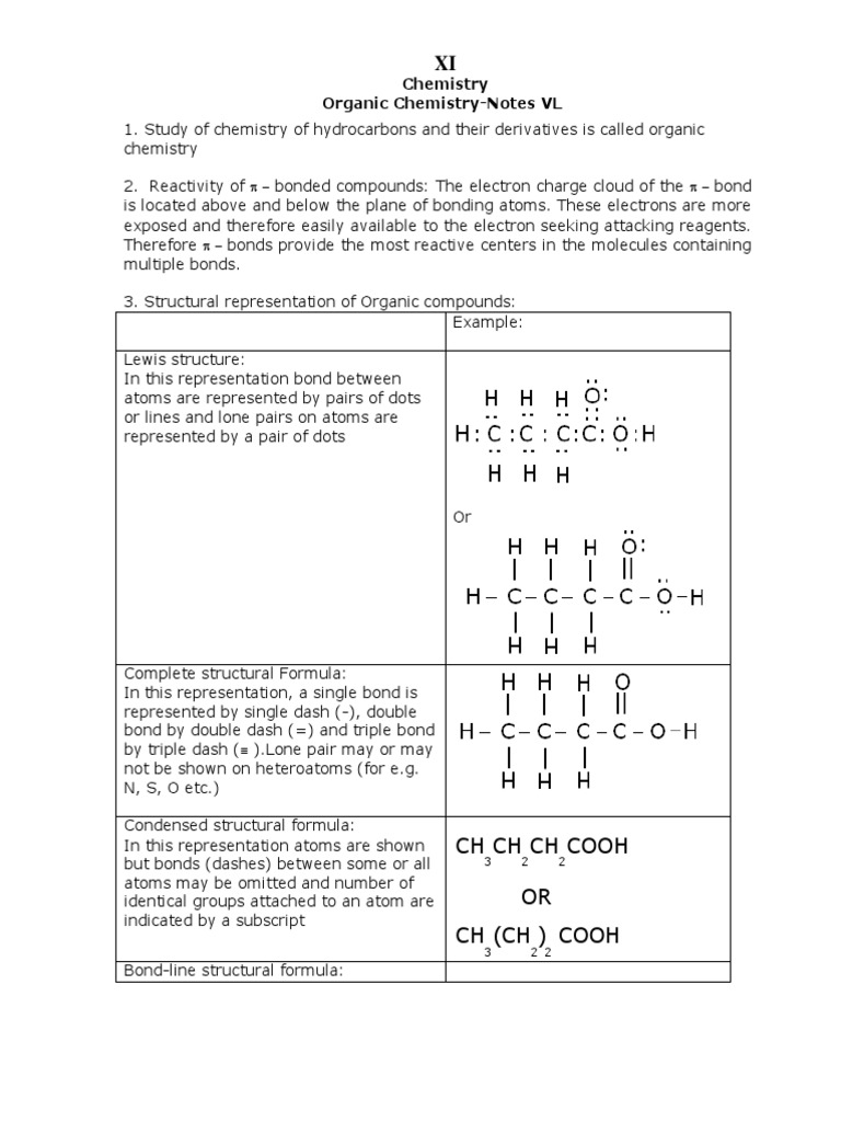 Organic Chemistry Study Notes | PDF | Isomer | Chemical Reactions