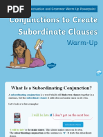 Subordinating Conjunctions Ks2 What Is A Subordinating Conjunction ...