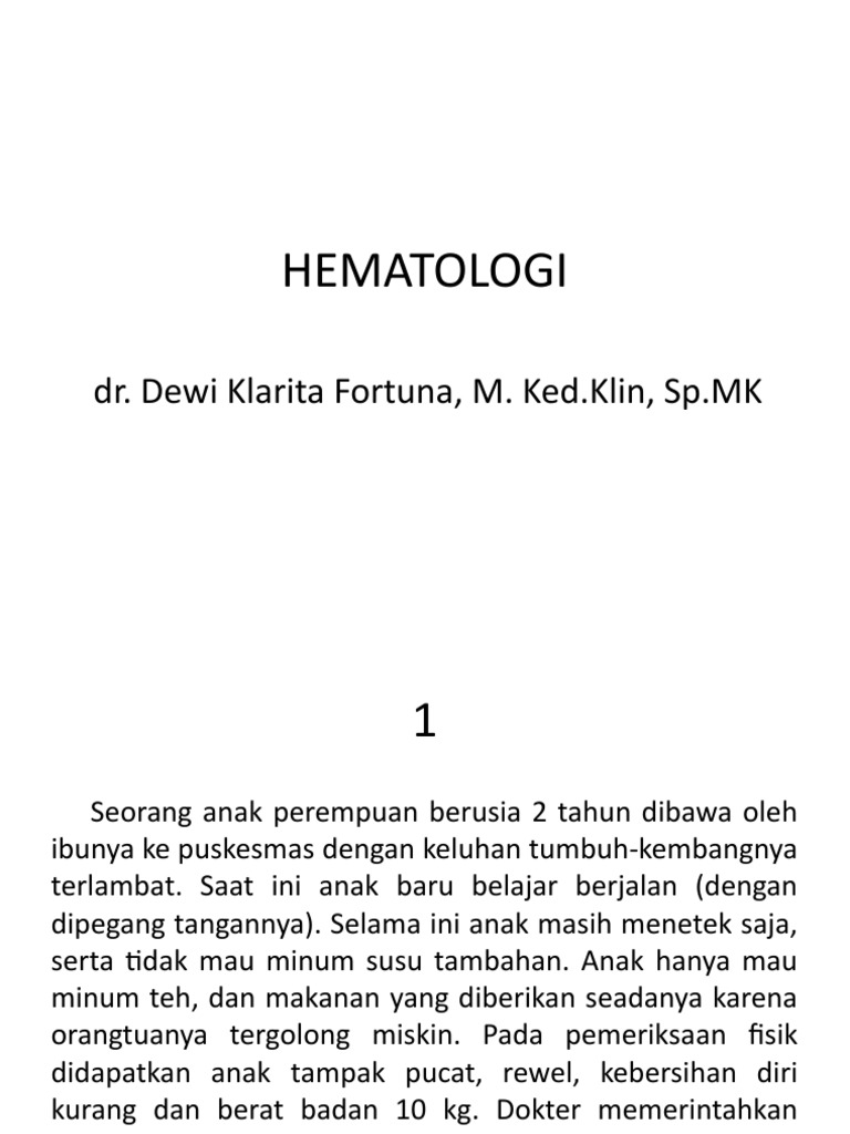 HEMATOLOGI | PDF