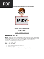 Contoh Soal SPLDV GRAFIK | PDF